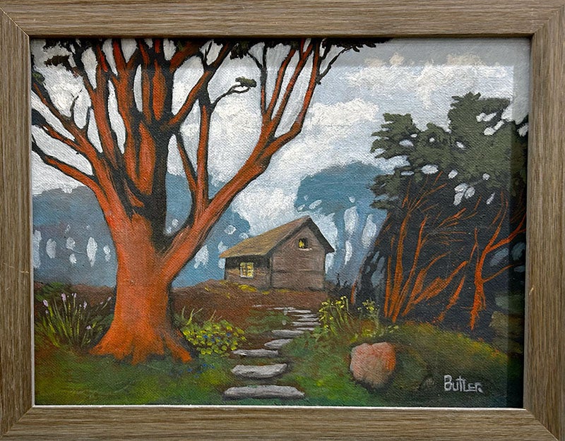 Landscape with Cabin | Decatur Estate Vintage Market