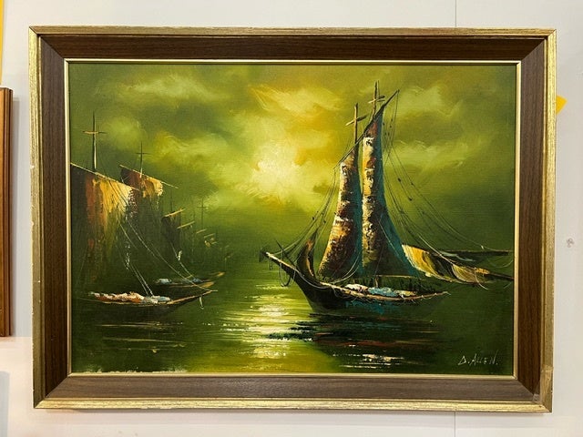 Midcentury Painting | Decatur Estate Vintage Market