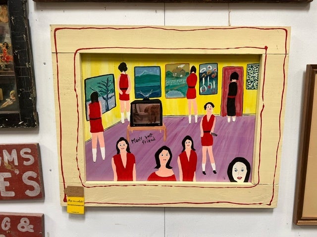 Man’s Best Friend Folk Art | Decatur Estate Vintage Market