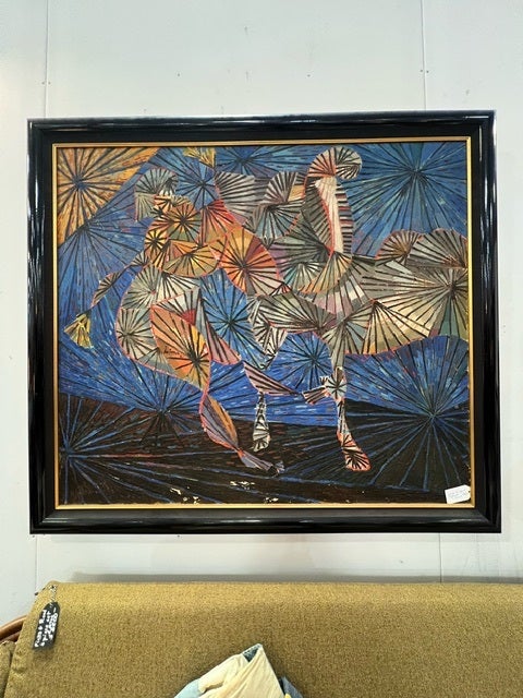 Large Original Signed Canvas | Decatur Estate Vintage Market